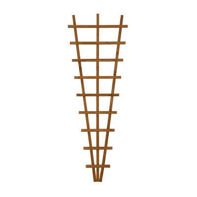 6Ft Fan Pine Trellis Panel (W)66Cm X (H)183Cm by B&Q | ufurnish.com