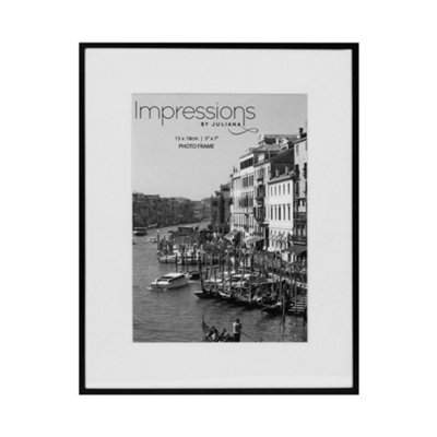 Photo Frames & Art Pf&a Black Aluminium Photo Frame - 7X5 by B&Q ...