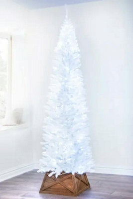 Christmas Tree World The Pre-Lit 7Ft/210Cm White Italian Pencilimo ...