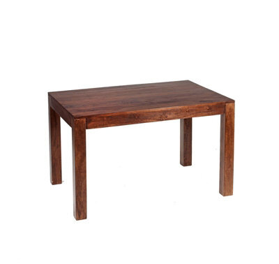 Buttercup Farm Toko Dark Mango Small Dining Table - Solid Mango Wood ...