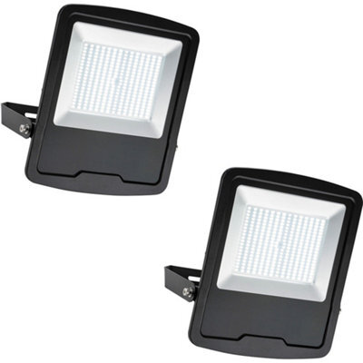 2 Pack Slim Outdoor Ip65 Floodlight - 200W Daylight White Led - High ...