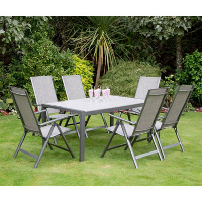 Suntime Outdoor Garden Furniture Adrano 160Cm 6 Seat Polywood Aluminium ...