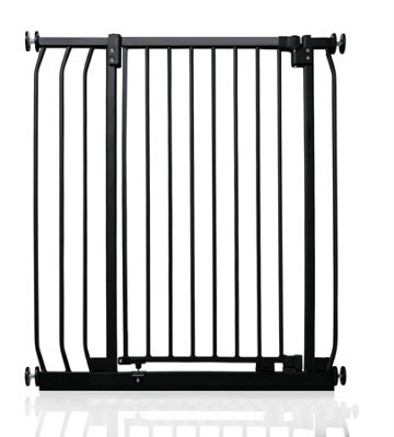 Safetots Extra Tall Elite Safety Gate, 80Cm - 89Cm, Matt Black, Extra ...