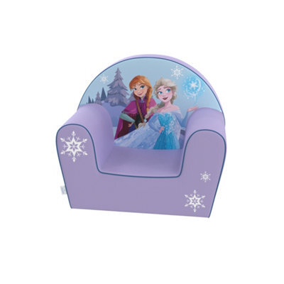 Disney Frozen Foam Armchair, Toddler Sofa Chair With Elsa & Anna Design ...