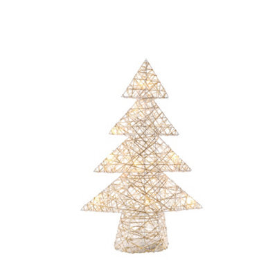 Woven Christmas Tree With Lights by B&Q | ufurnish.com