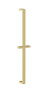 Bristan Square Riser Rail With Fixed Position Brackets Brushed Brass by ...