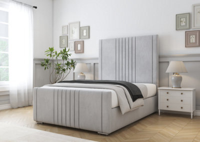 Comfort Beds Royal Silver Naples Bed Frame by B&Q | ufurnish.com