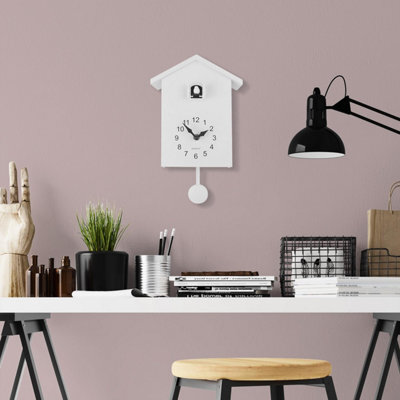 Walplus White Window Cuckoo Clock With Four Birds - Elegant And Classic ...