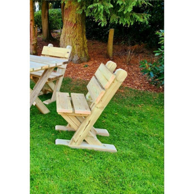 Churnet Valley Garden Furniture Ltd Ashcombe Chair - L65 X W49 X H90 Cm - Set Of Waterproof ...