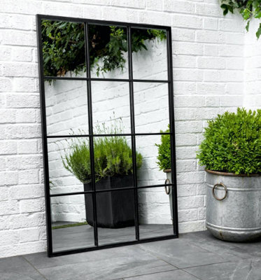 Garden Trading Fulbrook Mirror Rectangular Indoor Outdoor Window Pane ...