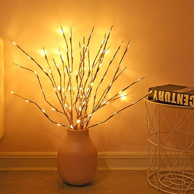 Battery-Powered Led Tree Branch String Lights:perfect For Vases And ...