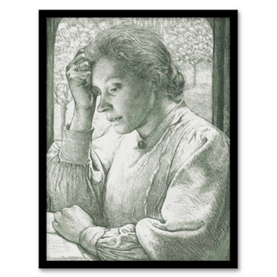 Artery8 Richard Roland Holst Framed Wall Art Pencil Portrait Of ...