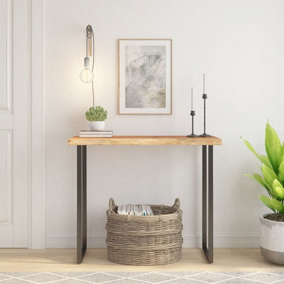Berkfield Table Top 100X40X2.5 Cm Rectangular Solid Wood Acacia Live ...