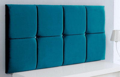 "Adore Designs Deluxe Cubed Plush Velvet 4Ft Small Double 20 ...
