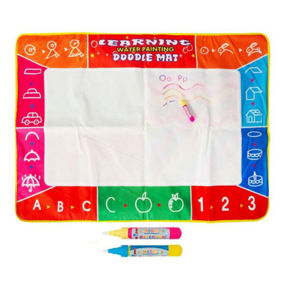 Aquarius Doodle Water Painting Aqua Doodle Mat With 2 Water Pens Large ...