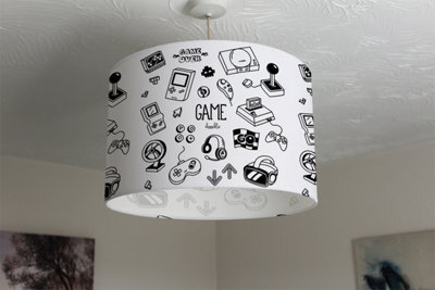 Andrew Lee Game Doodles (Ceiling & Lamp Shade) / 25Cm X 22Cm / Lamp ...