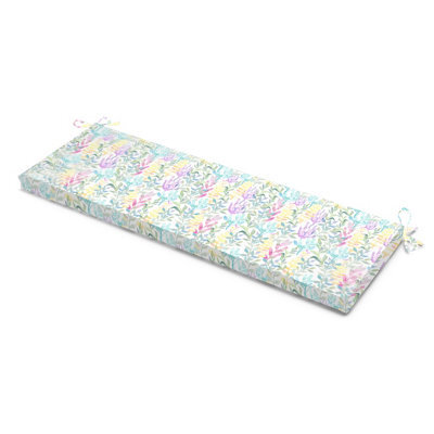 Luxury Living Summer Meadow Garden Bench Seat Pad by B&Q | uFurnish.com