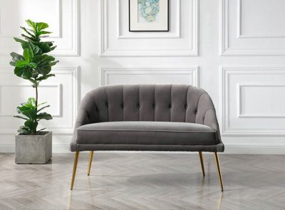 Pippa Modern Cocktail Sofa Grey Perfect For Conservatory's, Bars ...