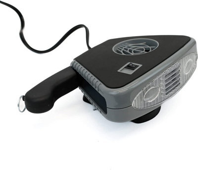 12V Ceramic Car Heater Fan - Handheld Or Dashboard Mountable De-Icing ...