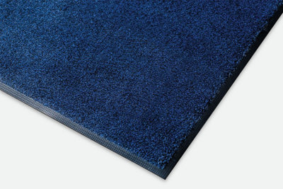 Blue Diamond Lustre Entrance Mat 85 X 150Cm Deep Blue by B&Q | ufurnish.com