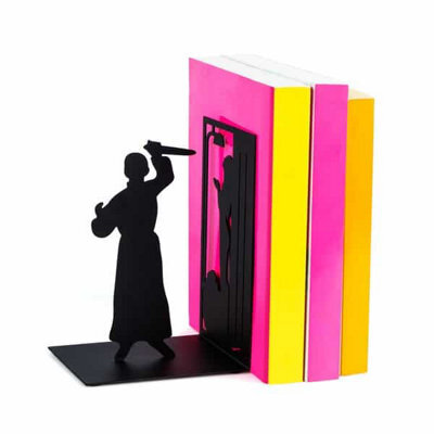 Balvi Famous Horror Film Movie Scene Black Metal Bookends by B&Q ...