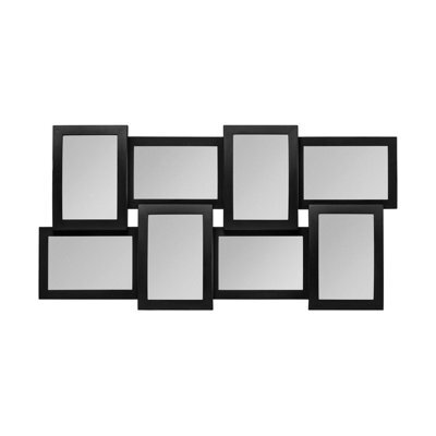 Premier Housewares Interiors By Premier Luxe Black 8 Photo Frame ...
