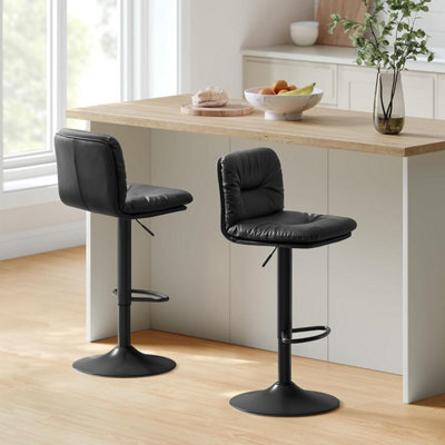 Songmics Vasagle Bar Stools Set Of 2, Breakfast Stool Chairs Height ...