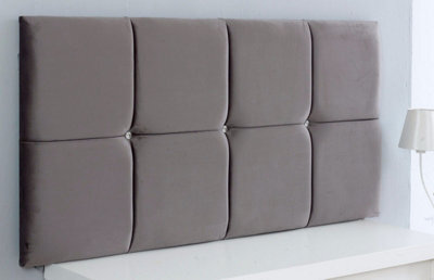 "Adore Designs Deluxe Cubed Plush Velvet 4Ft Small Double 20 ...