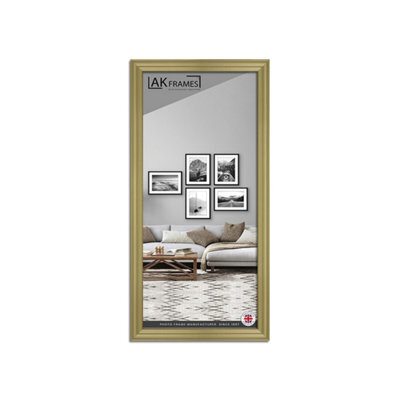 "AK Frames 16X9"" Classic Gold Modern Picture Frame - Poster Frame For ...
