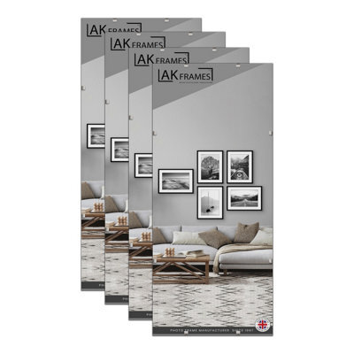 60X30Cm Frameless Clip Frame (Pack Of 4) With Perspex - For Posters ...