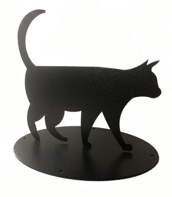 Poppy Forge Cat Boot Scraper Silhouette - Steel - L23.5 X W34.9 X H31.1 ...