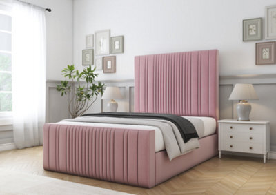 Comfort Beds The Foxy Blush Plush Bed Frame by B&Q | ufurnish.com