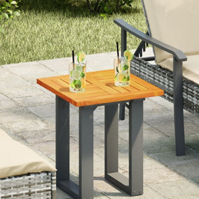 Berkfield Table Top 40X40X2 Cm Square Solid Wood Acacia by B&Q ...