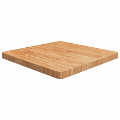 Vidaxl Square Table Top Light Brown 60X60X4Cm Treated Solid Wood Oak ...