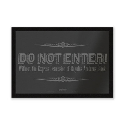 Warner Brothers Official Harry Potter Regulus Black Do Not Enter ...
