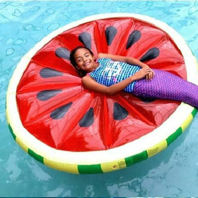 Inflatable Floating Bed For The Big Floating Lemon Round Superb Fruit ...