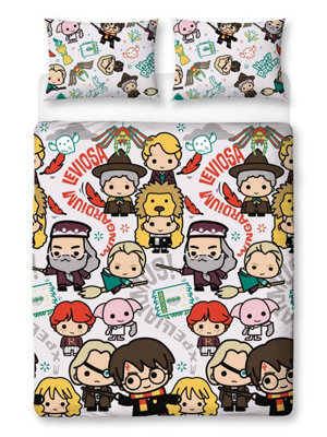 Harry Potter Scene Double Duvet Cover And Pillowcase Set by B&Q ...