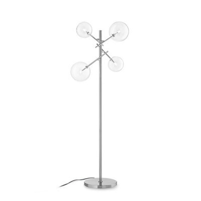 Ideal Lux Equinoxe 4 Light Multi Arm Floor Lamp Chrome by B&Q ...