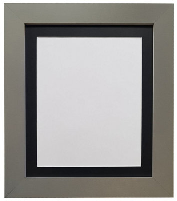 Frames By Post Metro Dark Grey Frame With Black Mount For Image Size 6 ...