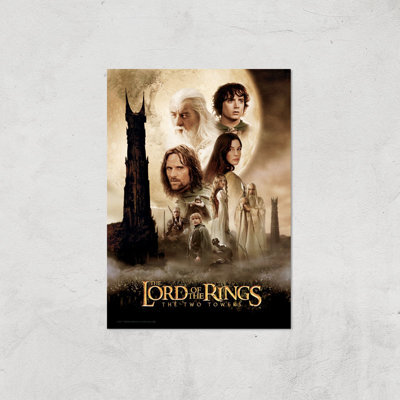 Warner Brothers Official Lord Of The Rings The Two Towers Art Print ...