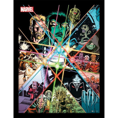 Marvel Guardians Of The Galaxy Core Characters Framed Poster ...