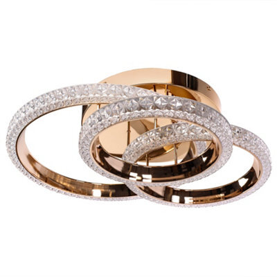 Ceiling Lamp Toolight Ms013-Cp Rose Gold by B&Q | ufurnish.com