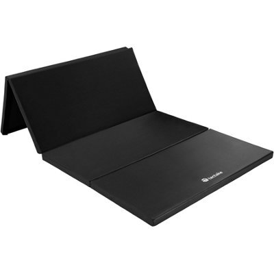 Tectake Gym Mat - Folding, Padded, Low-Friction, With Two Shoulder ...