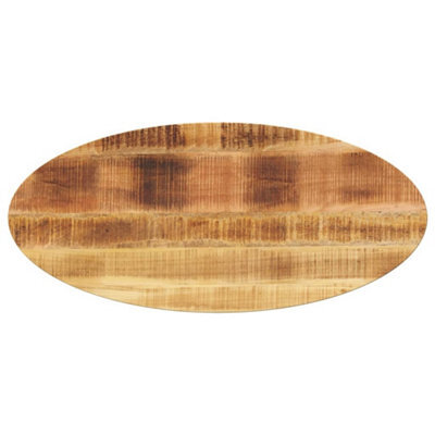 Berkfield Table Top 100X50X2.5 Cm Oval Solid Wood Mango by B&Q ...