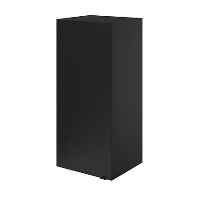 GoodHome Imandra Deep Matt Black Bathroom Single Wall Cabinet (H)90Cm ...