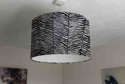 Andrew Lee Zebra Animal Print (Ceiling & Lamp Shade) / 45Cm X 26Cm ...