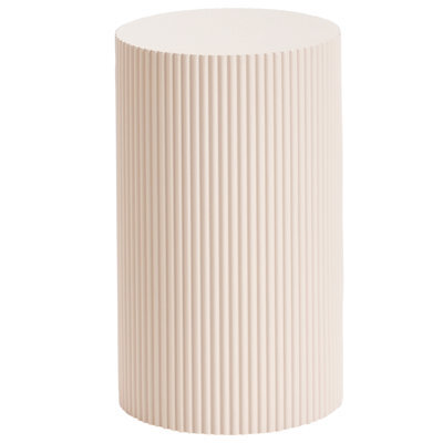 Beliani Modern Side Table Claire Off-White by B&Q | ufurnish.com