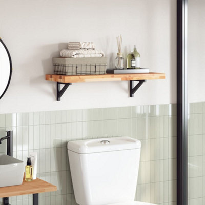 Berkfield Table Top 100X30X4 Cm Rectangular Solid Wood Acacia by B&Q ...