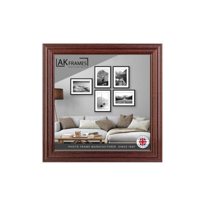 "AK Frames 8X8"" Classic Rose Wood Modern Picture Frame - Poster Frame ...