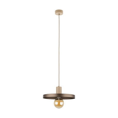 Luminosa Lighting Luminosa Sila 30Cm Dome Pendant Ceiling Light Brown ...